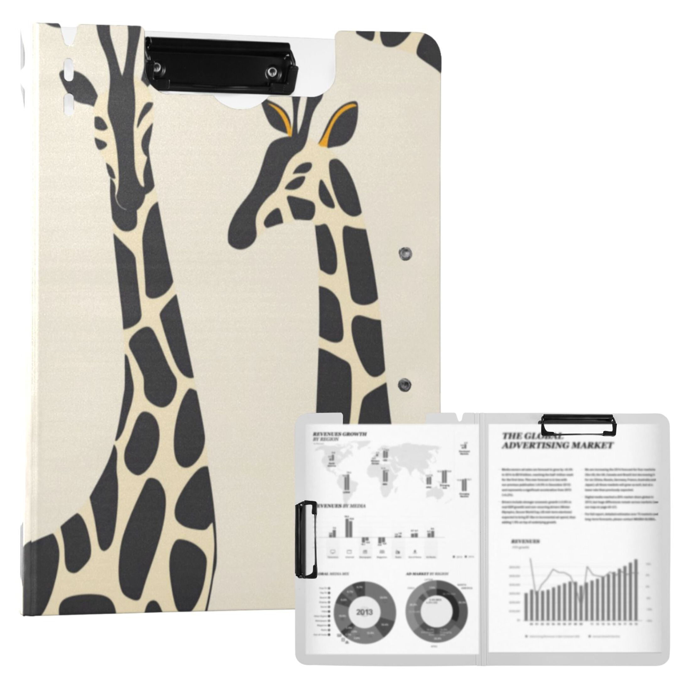 A4 Double Clip File Folder Binder Clipboards Waterproof Durable ...