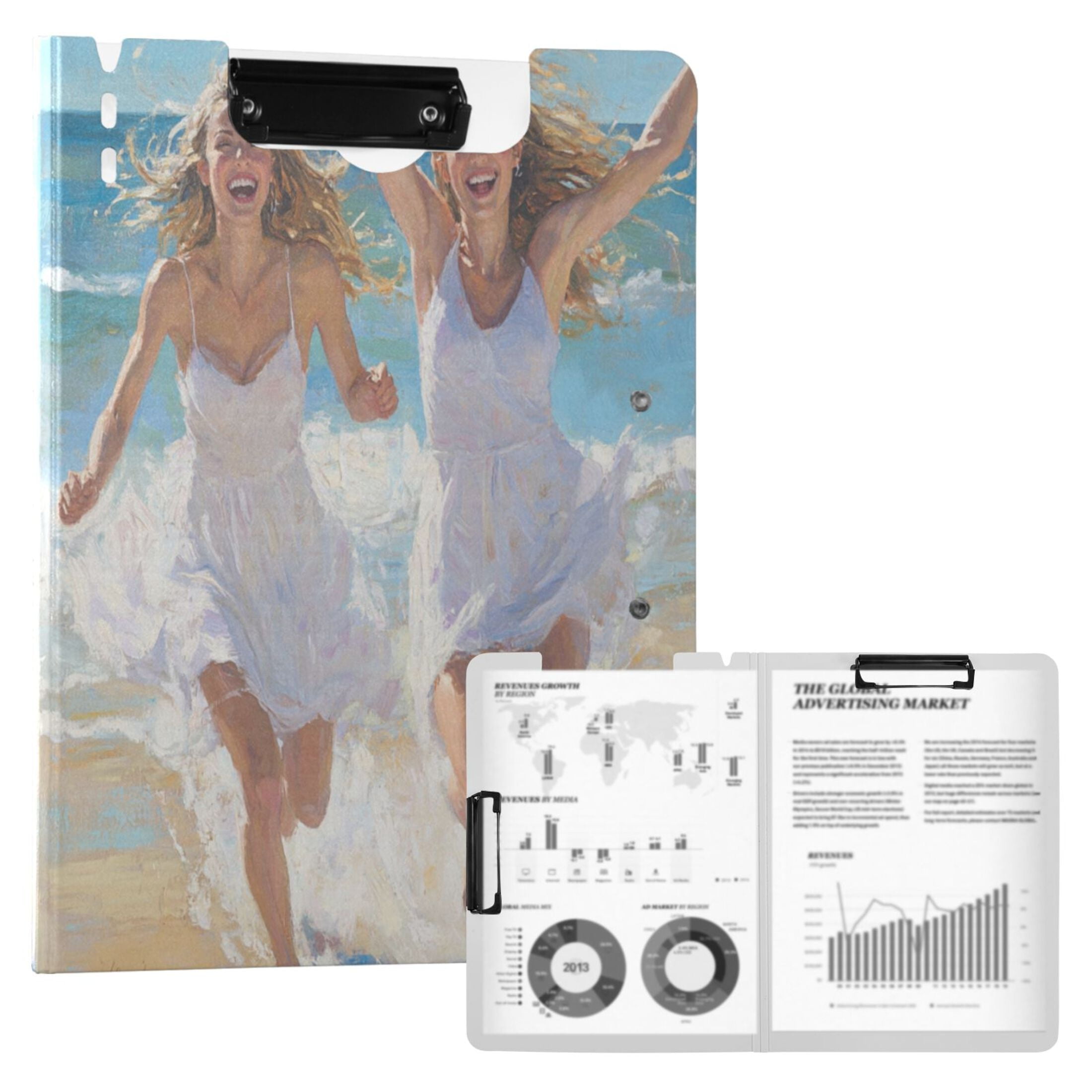 A4 Double Clip File Folder Binder Clipboards Waterproof Durable ...