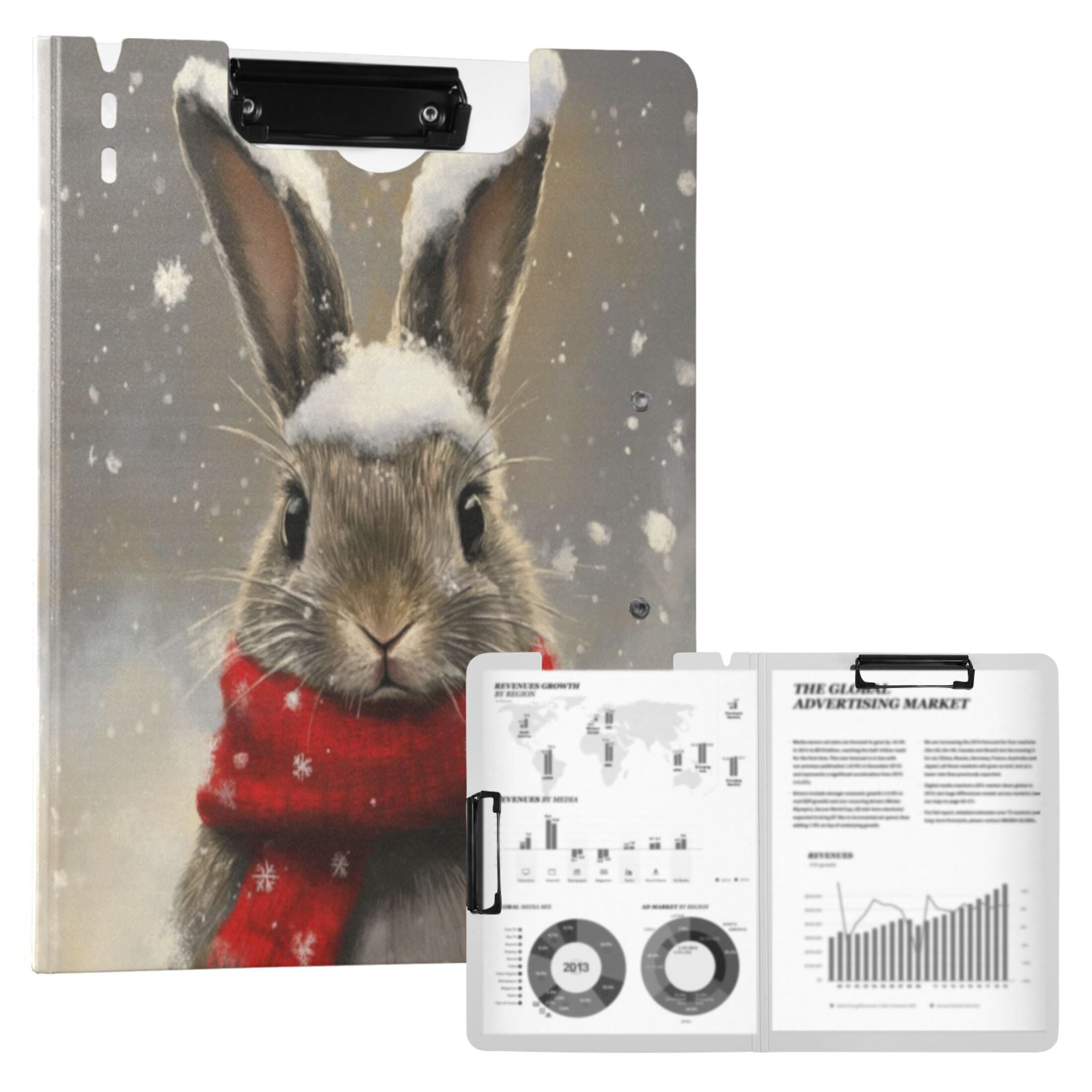 A4 Double Clip File Folder Binder Clipboards Waterproof Durable ...