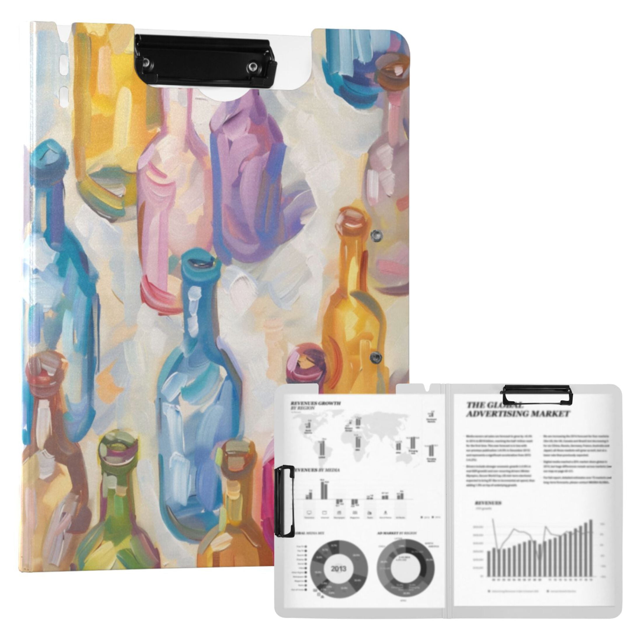 A4 Double Clip File Folder Binder Clipboards Waterproof Durable ...