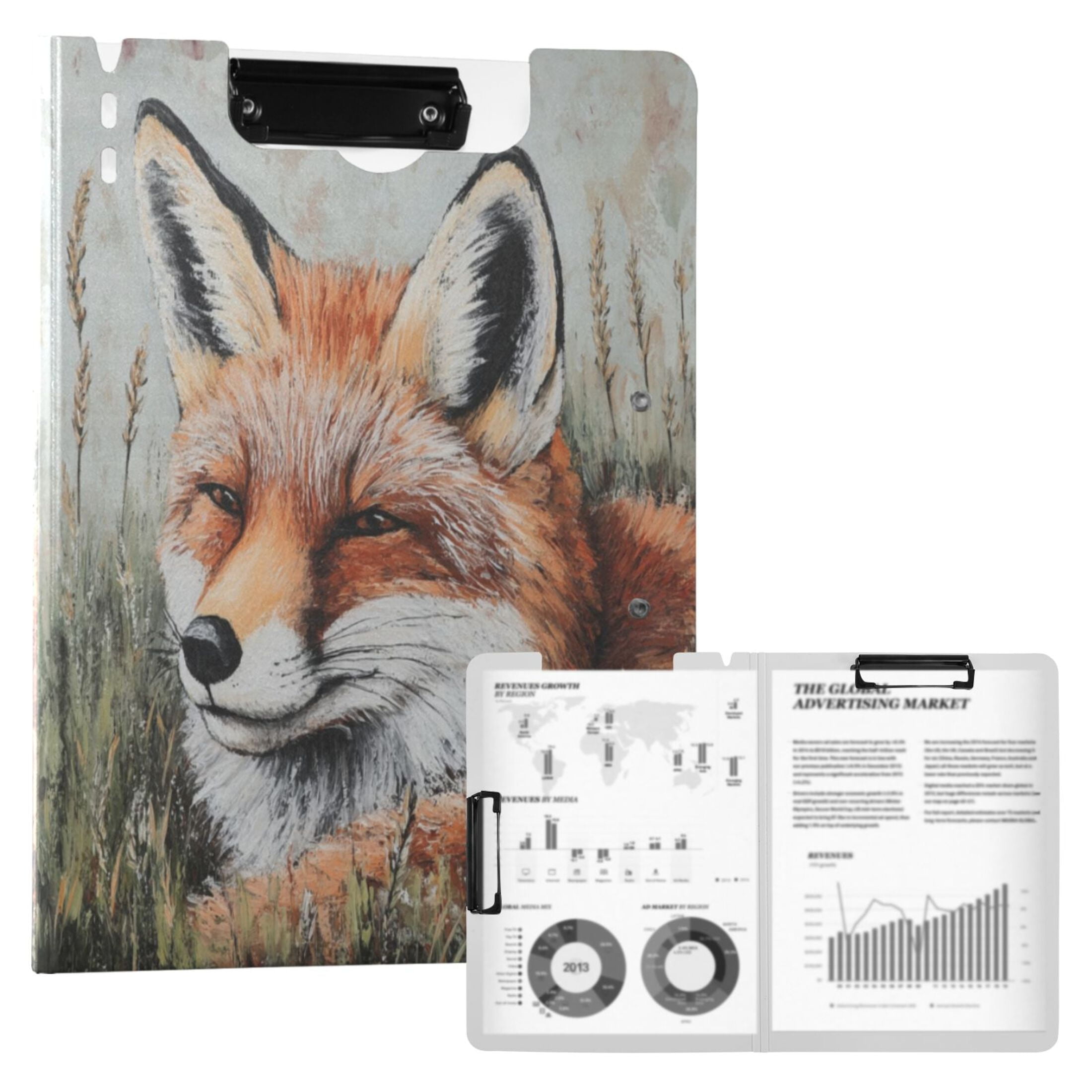 A4 Double Clip File Folder Binder Clipboards Waterproof Durable ...