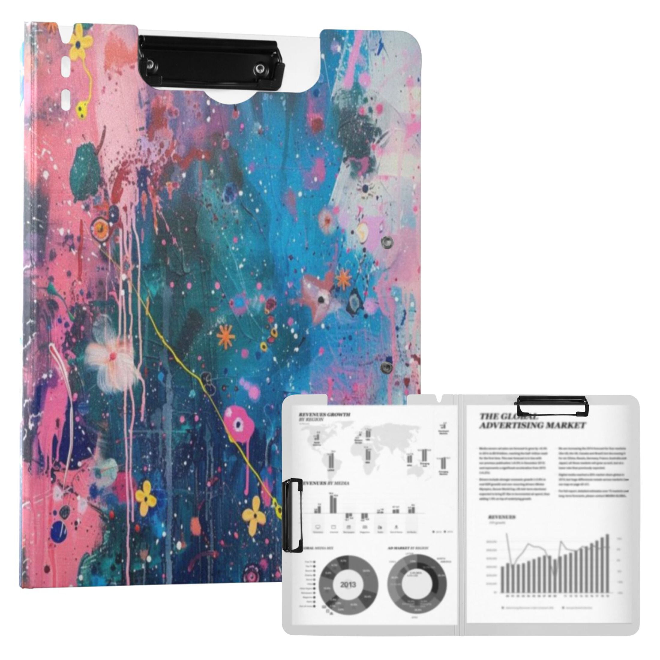 A4 Double Clip File Folder Binder Clipboards Waterproof Durable ...