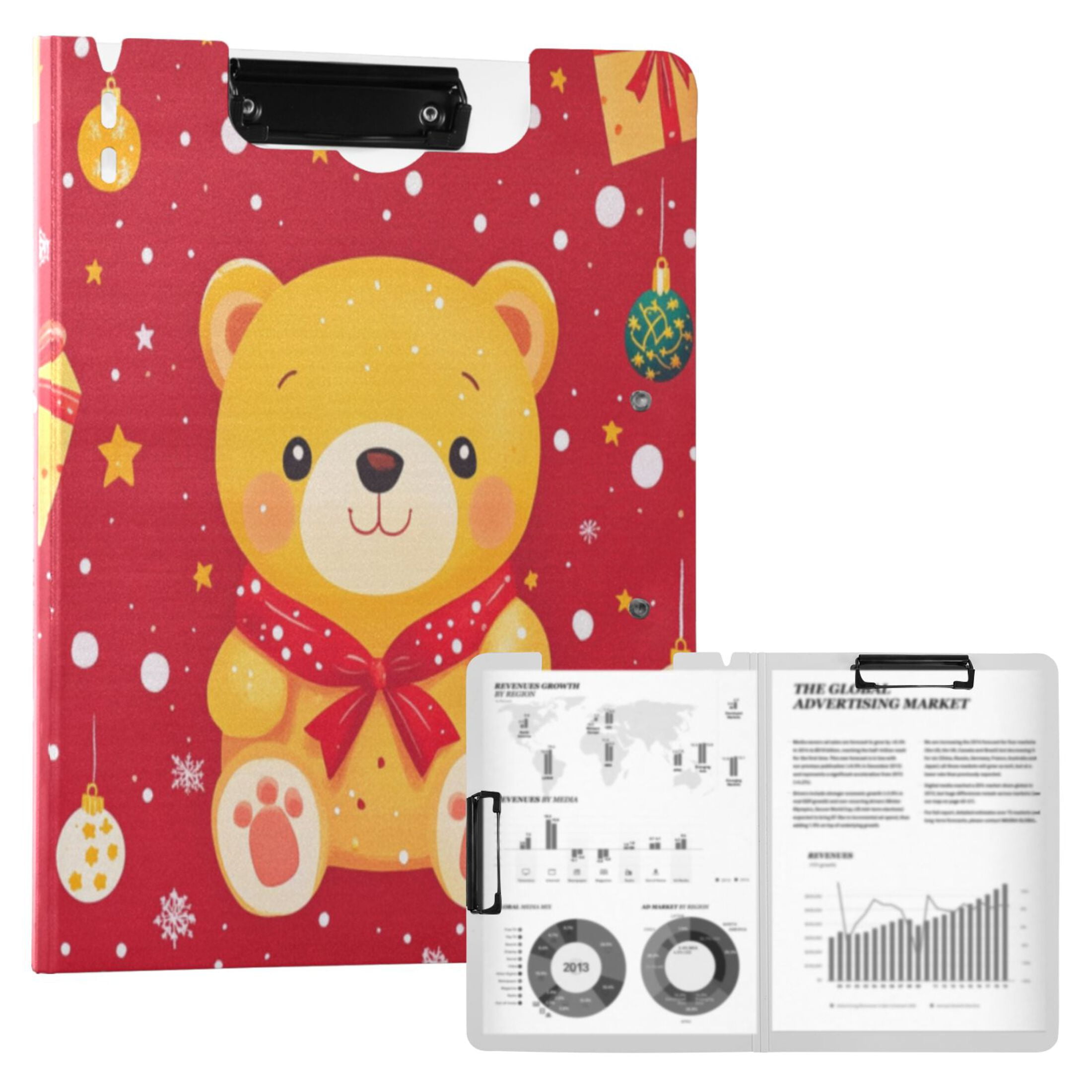 A4 Double Clip File Folder Binder Clipboards Waterproof Durable ...