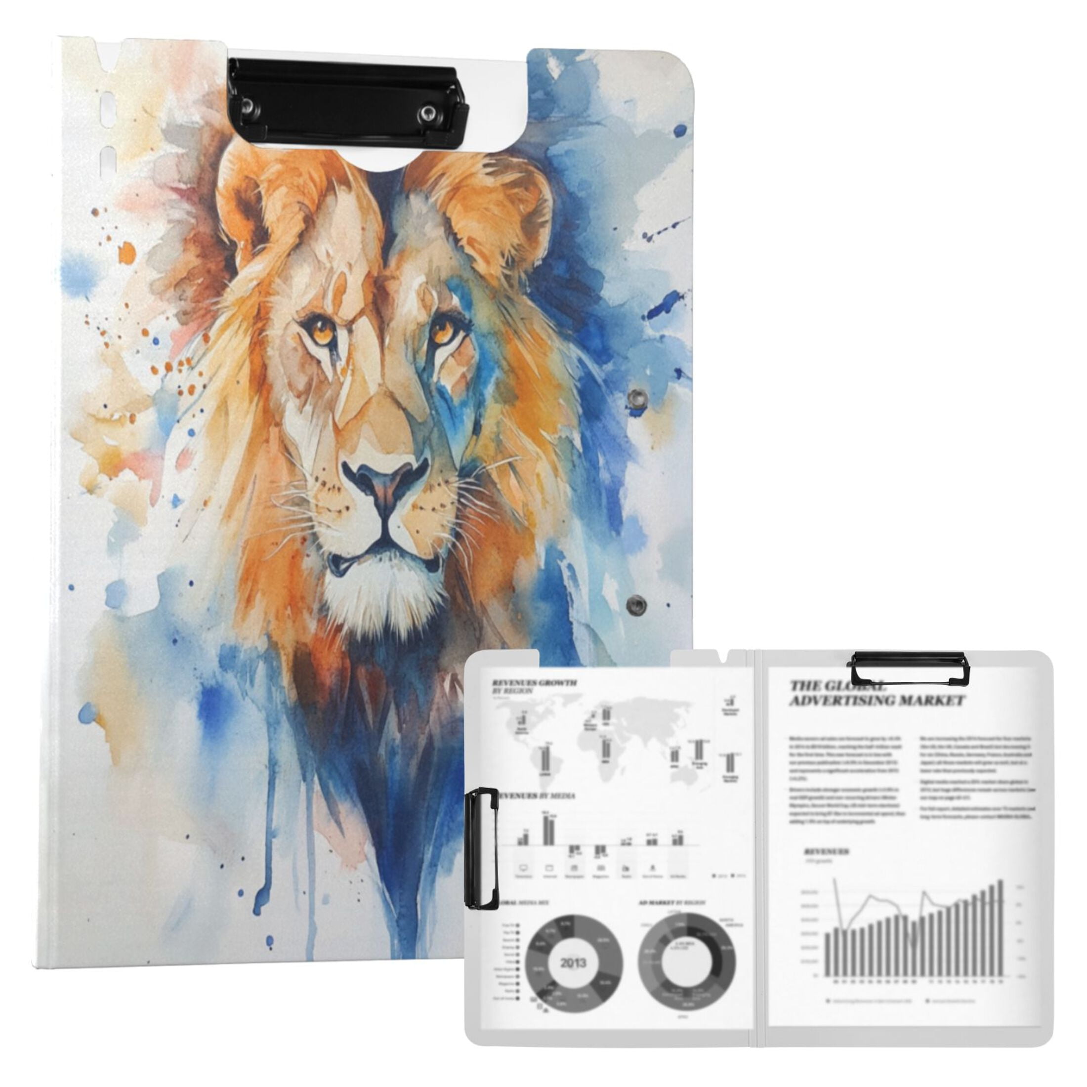 A4 Double Clip File Folder Binder Clipboards Waterproof Durable ...