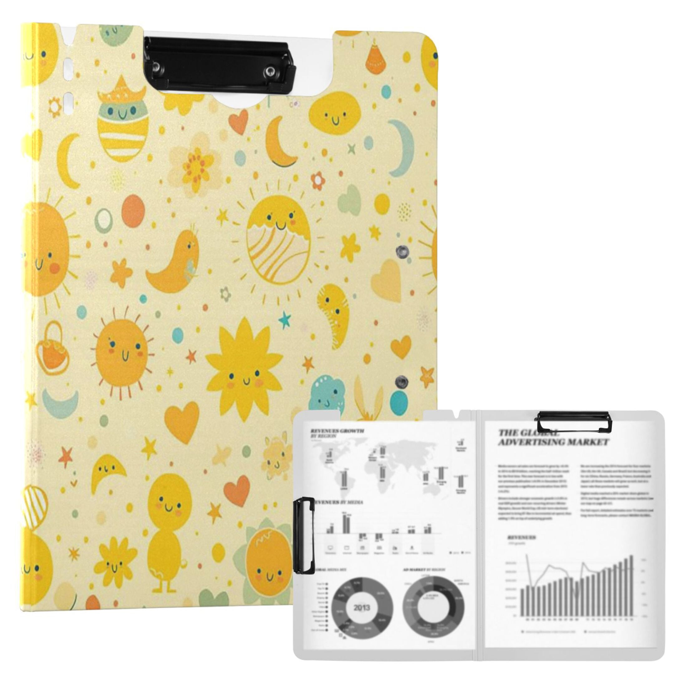 A4 Double Clip File Folder Binder Clipboards Waterproof Durable ...