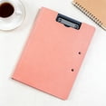 A4 Double-Clip File Folder, Foldable Plastic Document Organizer with ...