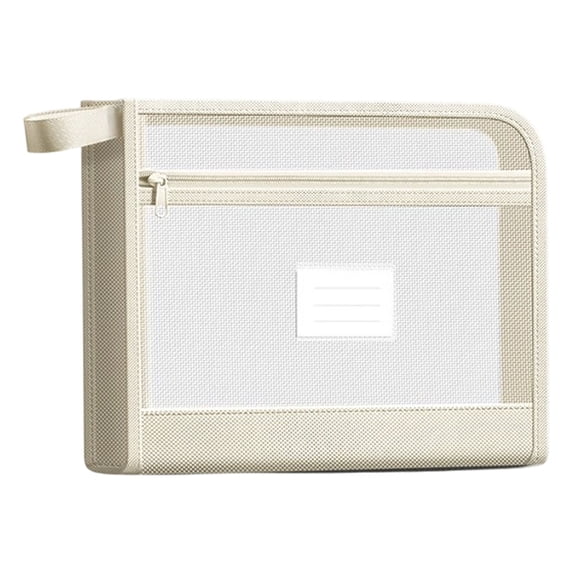 A4 Double Layer Nylon Storage Bag, 11.5×8.3 Inch, Plastic File Folder ...