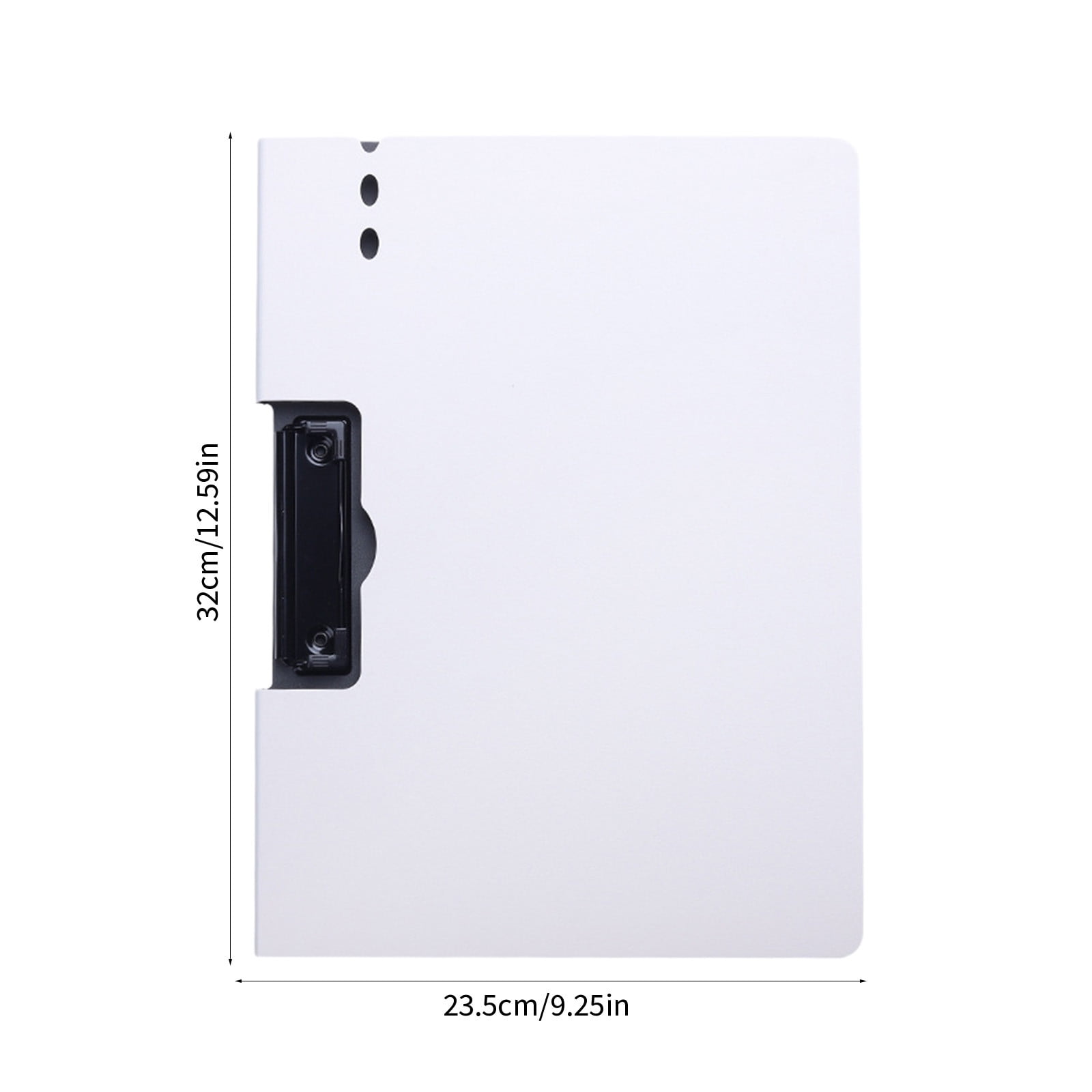 A4 Durable Plastic Clipboard Folder with Metal Clip, Foldable Writing ...