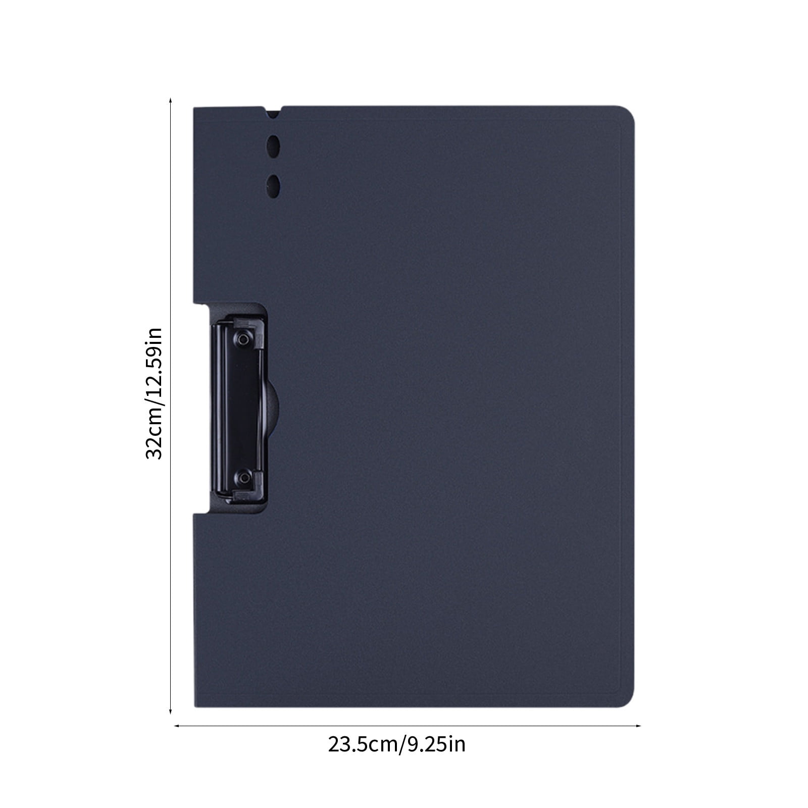 A4 Durable Plastic Clipboard Folder with Metal Clip, Foldable Writing ...