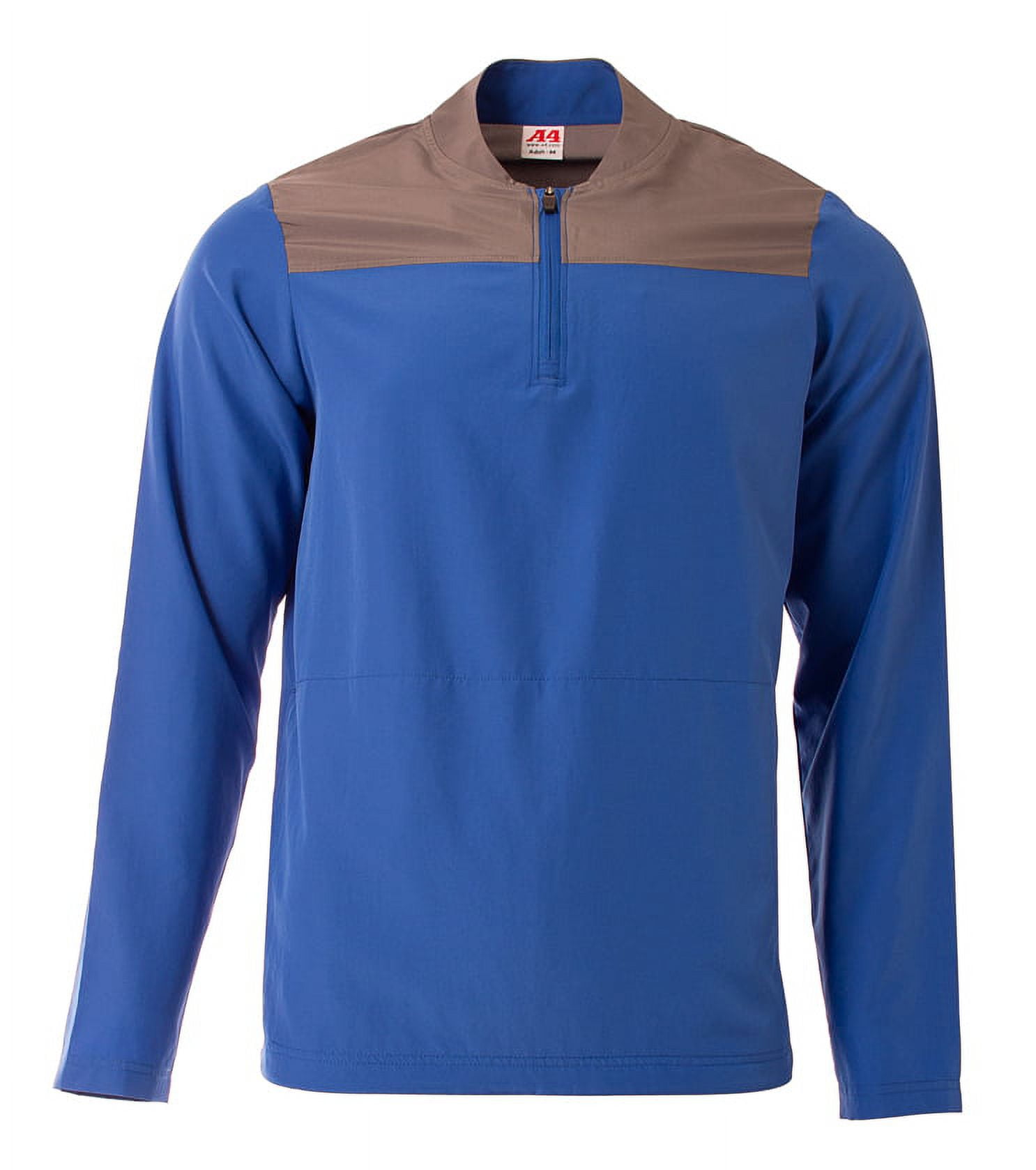 A4 Element Quarter Zip Jacket For Men in Royal/Graphite | N4014 ...