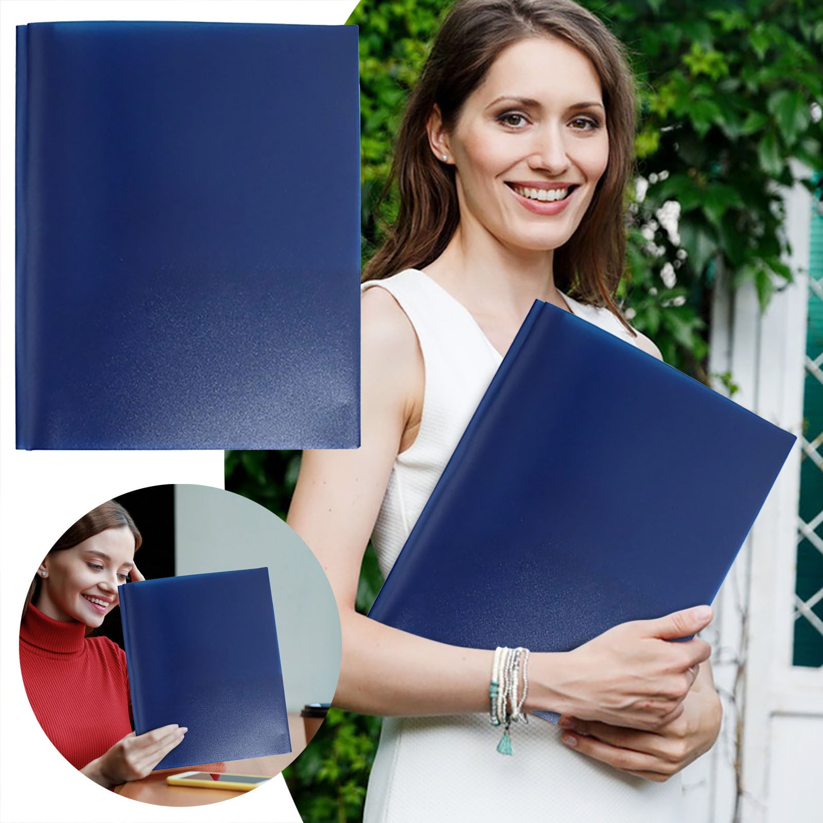 A4 File Bag Storage Folder with Fasteners Large Capacity Report ...