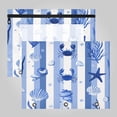 A4 File Binder 2Pack Pouch Pencil Work & Study File Pouch Nautical Blue ...