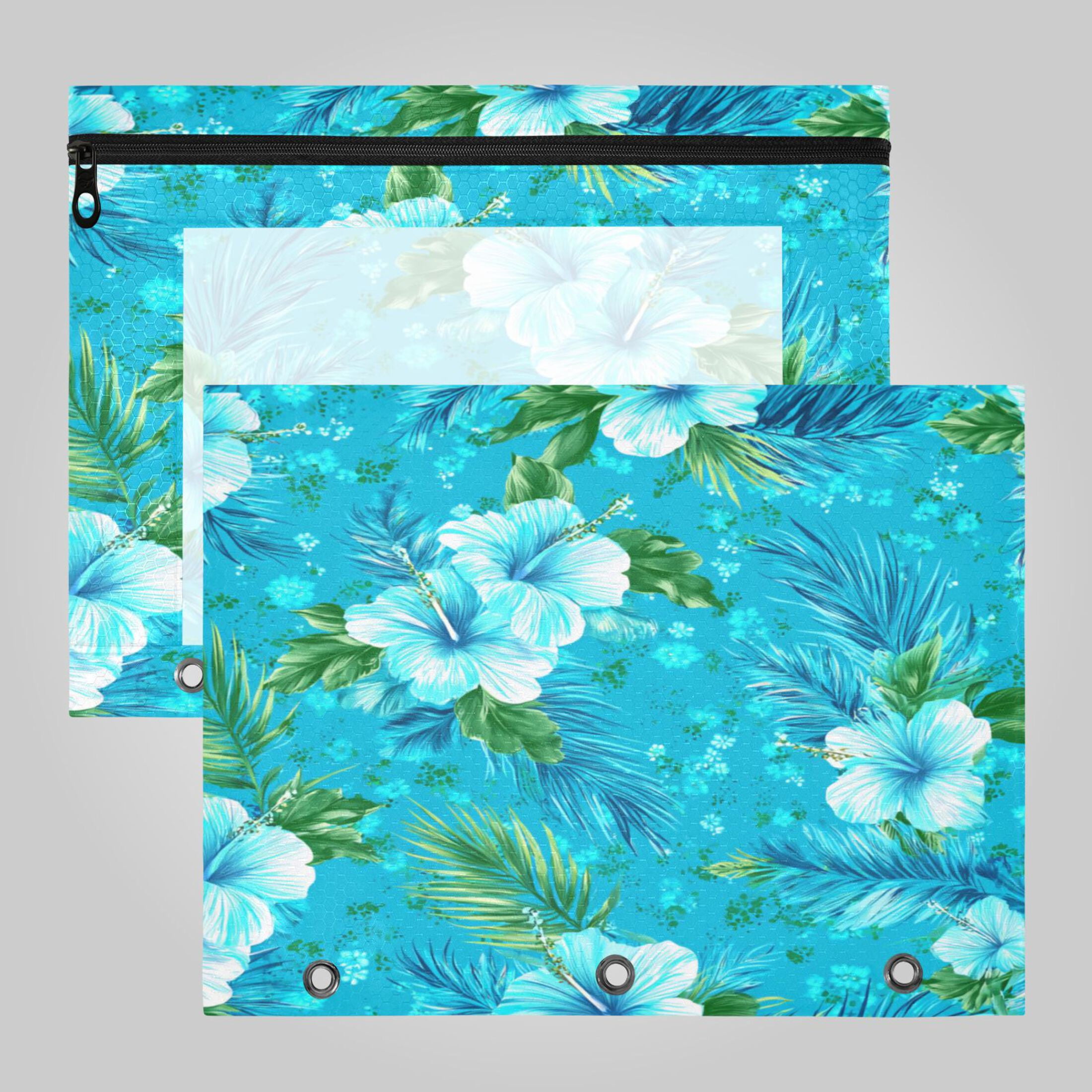 A4 File Binder 2Pack Pouch Pencil Work & Study File Pouch Turquoise ...
