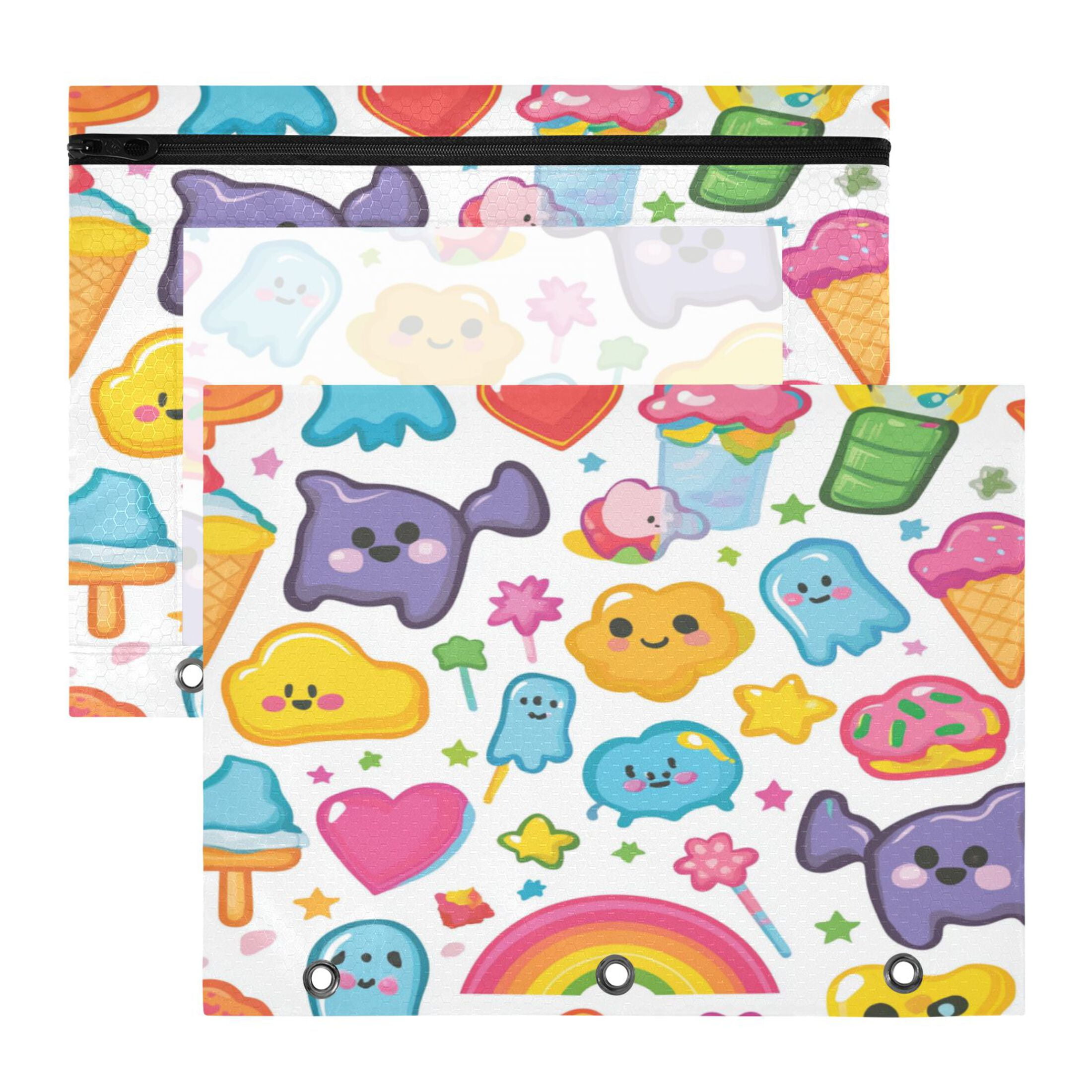 A4 File Binder Pouch Pencil Pouch Pencil Pouch Work & Study File Pouch ...