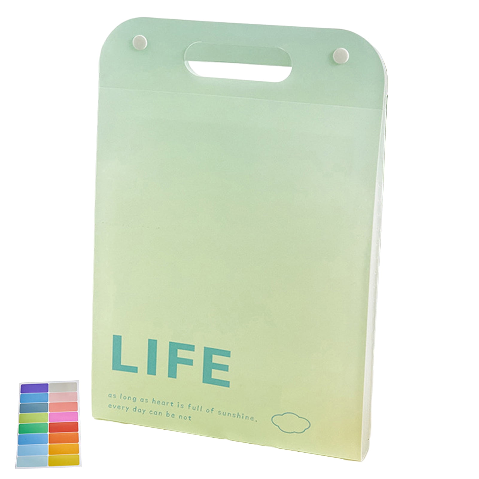 A4 File Folder with Tabs- Multi-pages, 13 Vertical Pockets ...