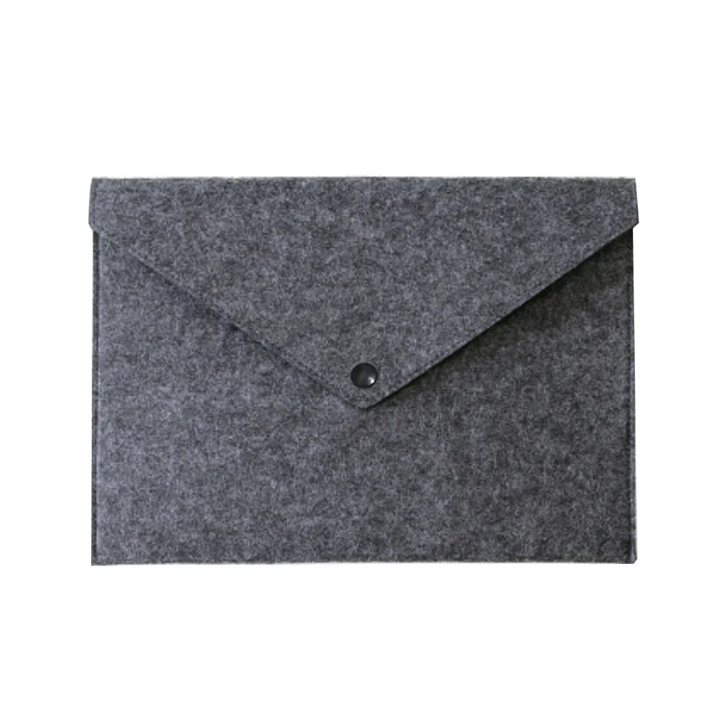 A4 File Paper Folder Felt Envelope Documents Holder Paper Briefcase ...