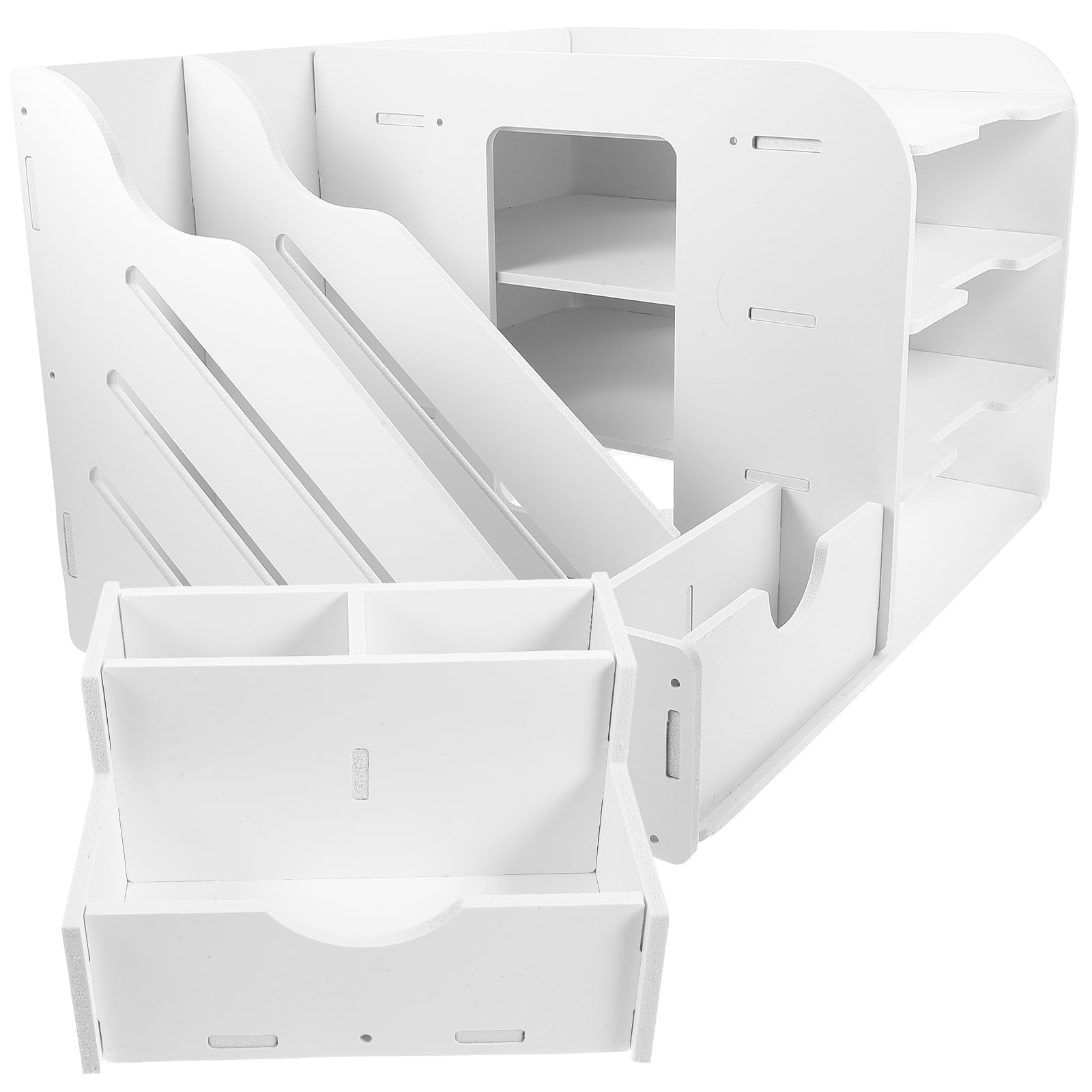 A4 File Rack Folder Organizer Storage Shelves File Storage Shelf File ...