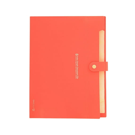 A4 File Storage Folder with 8 Compartments for Test Paper Organization ...