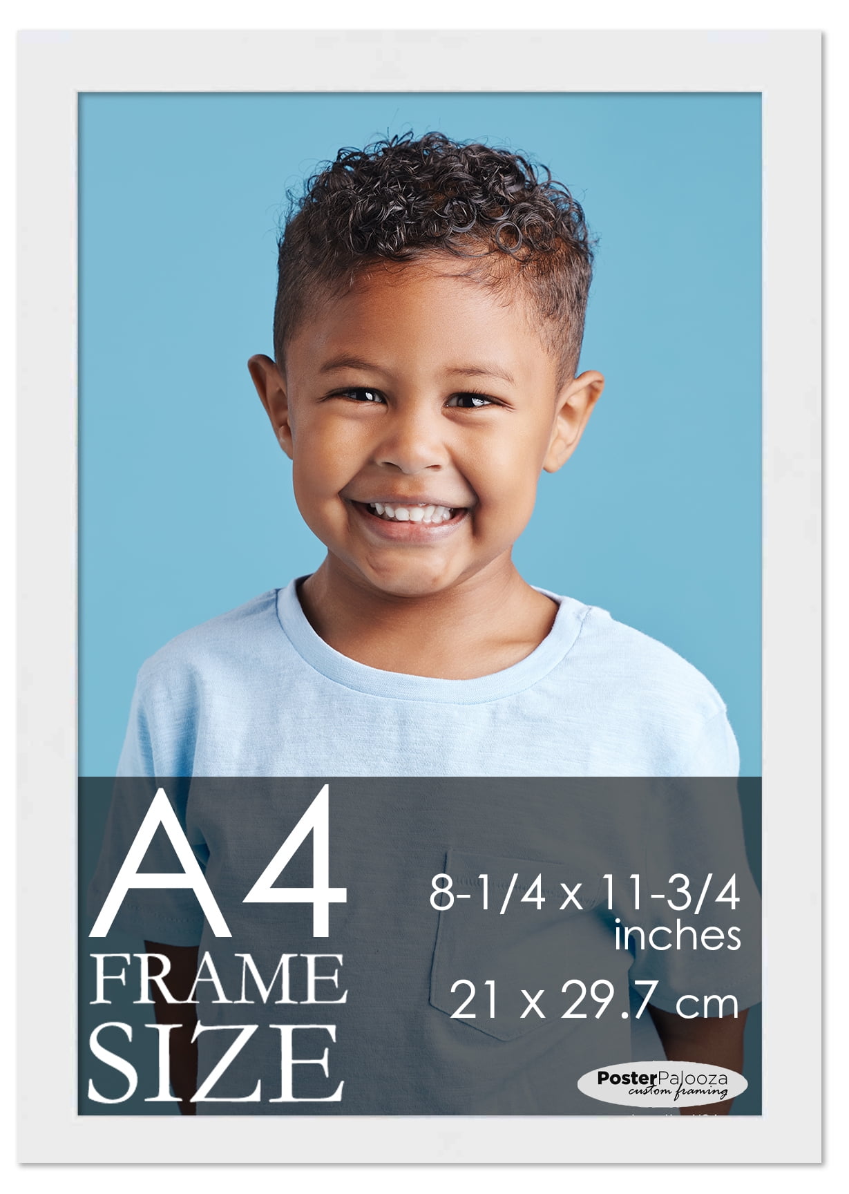 A4 Frame White Modern Minimalist - Contemporary Wood A4 Picture Frame ...