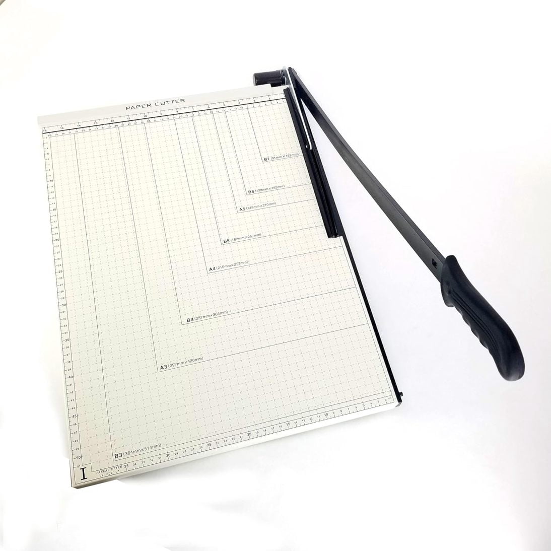 A4 Guillotine Paper Cutter with Metal Base, (12" x 10" inch top), Paper ...