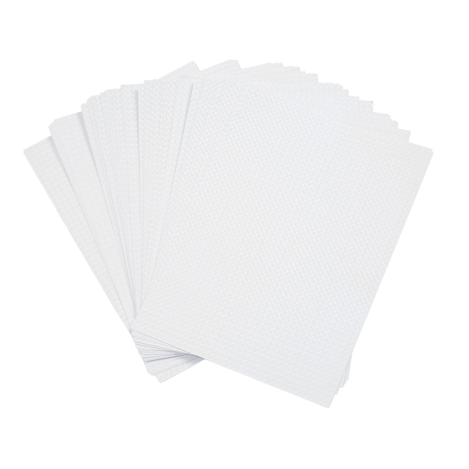 A4 Holographic Cold Laminate Sheets, 50 Sheets Self-Adhesive Cuttable ...