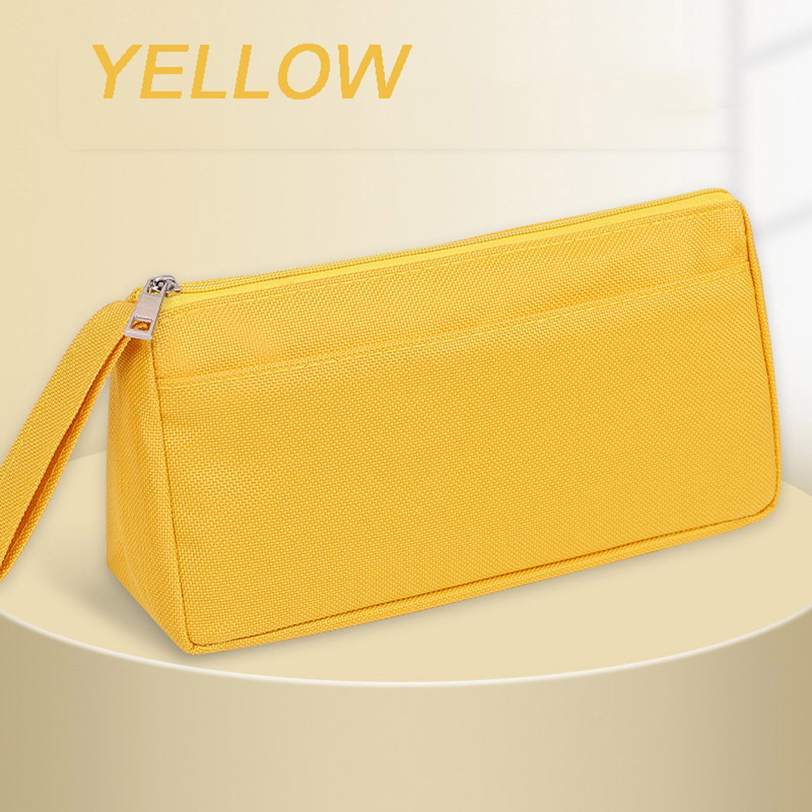 Qaailabf Large Capacity Cloth Pencil Case, Double Zipper Stationery Bag ...