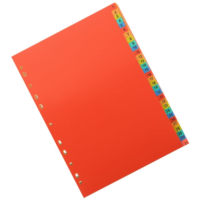 A4 Index Divider Note Pads Classification Tabs Dividers For Binder ...