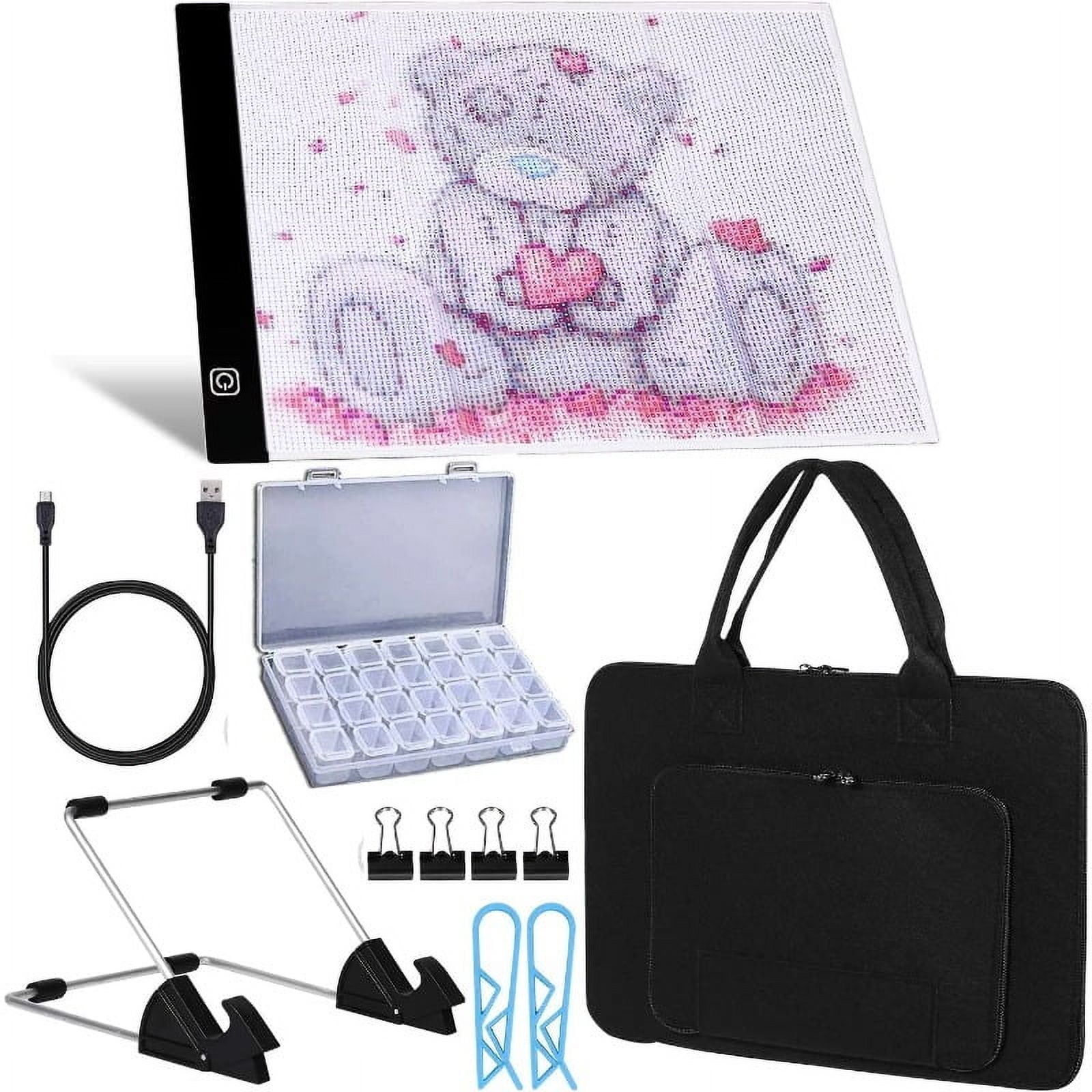 A4 LED Light Pad for Diamond Painting, Super Bright USB Powered Light ...