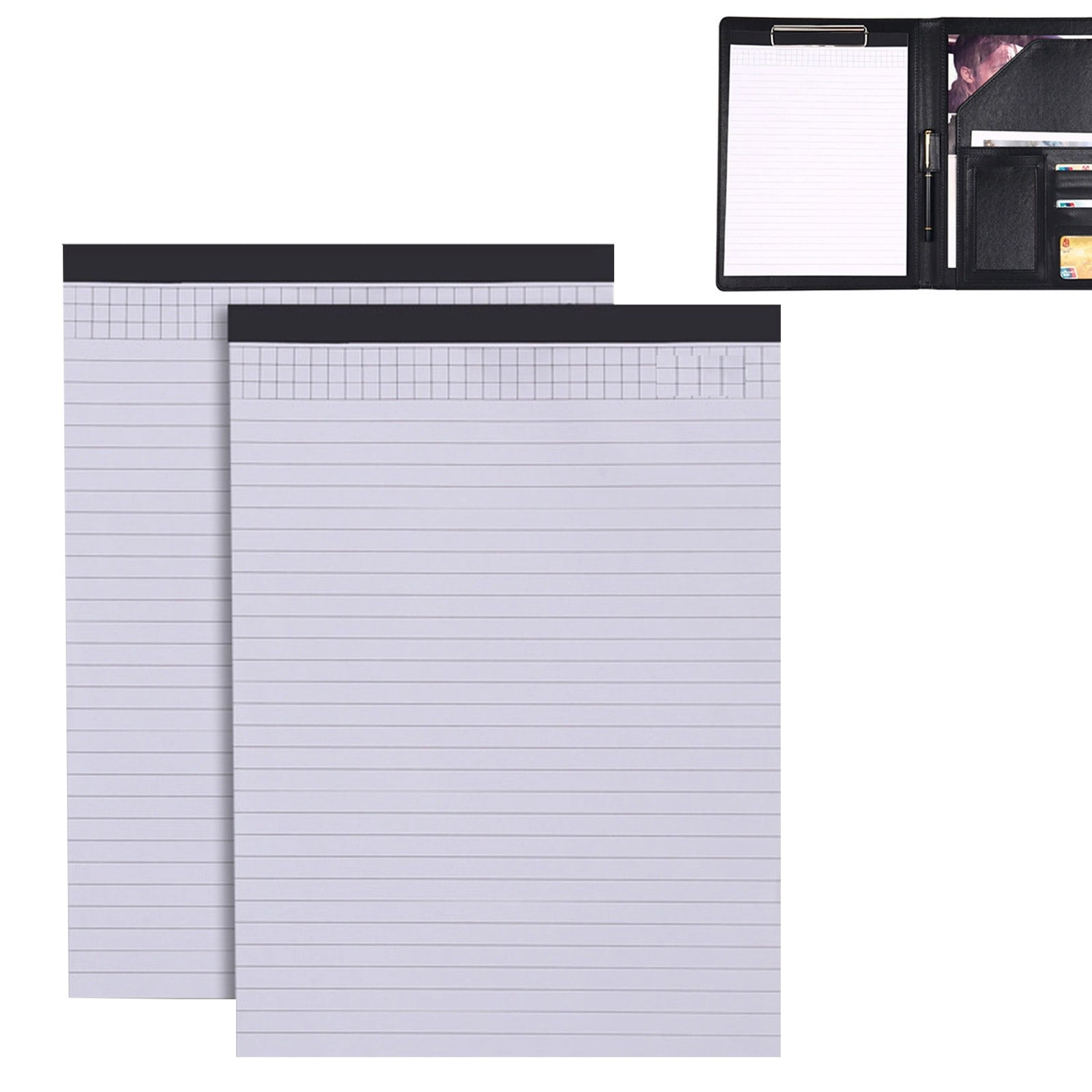 A4 Legal Pads Note Pads, 2 Pc Lined Refillable Notepad, 8.11 x 11.22 ...