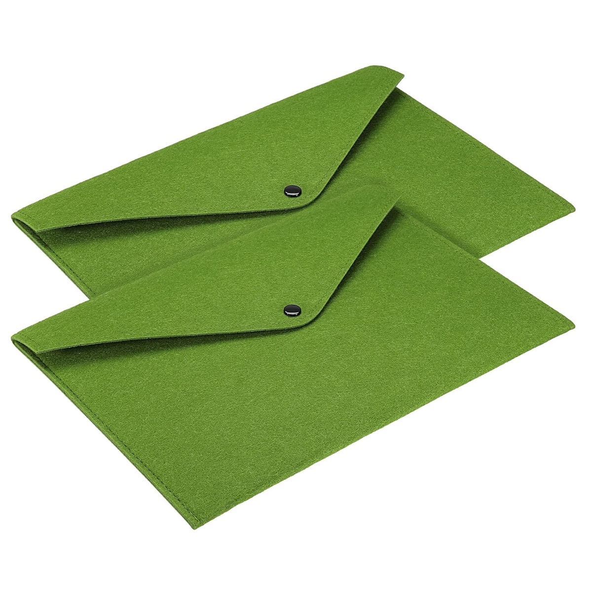 A4 Letter Portfolio Case with 2 Pieces Expandable Felt File Folders ...