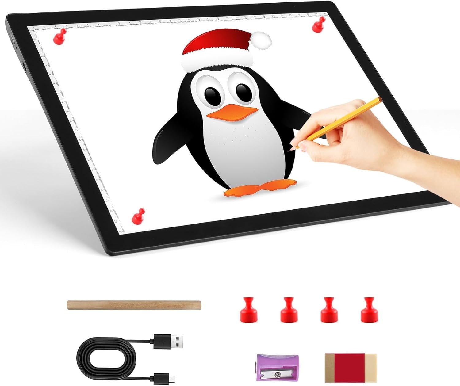 A4 Light Pad for Diamond Painting，Tracing Light Box Dimmable Brightness ...