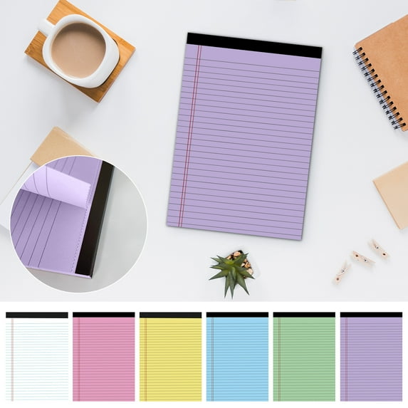 A4 Lined Tear-Off Notepad | Horizontal Memo Planner | 50 Sheets ...