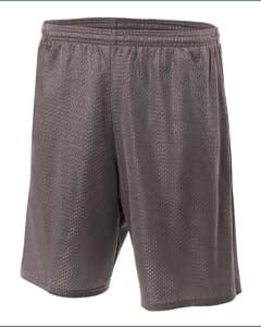 A4 Lined Tricot Mesh Shorts For Men in Graphite | N5293 - Walmart.com