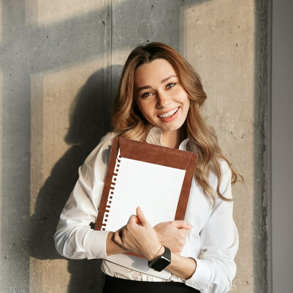 A4 Magnetic Clipboard Pad | Artificial Leather Folder Clamp | Durable ...