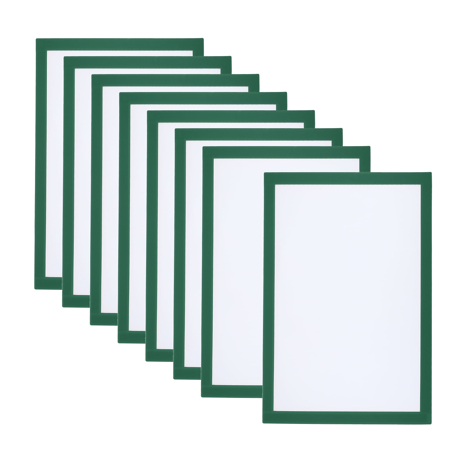 A4 Magnetic Sign Holder, 8 Pack Magnetic Display Frame Self-Adhesive ...