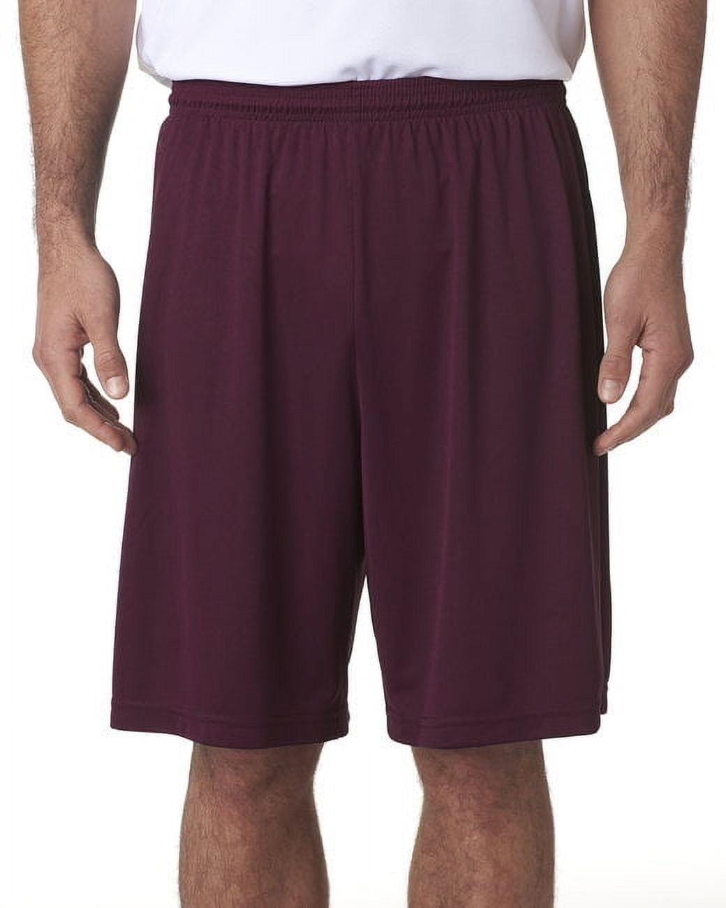 A4 Men's 9" Inseam Performance Short - MAROON - M - Walmart.com