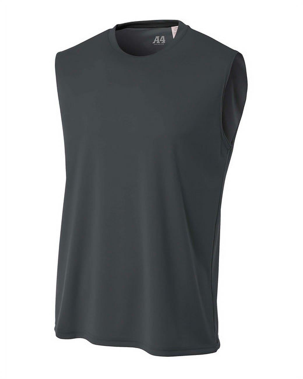 A4 Men's Cooling Performance Muscle T-Shirt, Graphite - L - Walmart.com