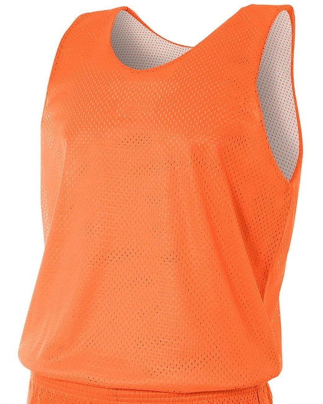 A4 Men's Reversible Mesh Tank - ORANGE/ WHITE - 3XL - Walmart.com