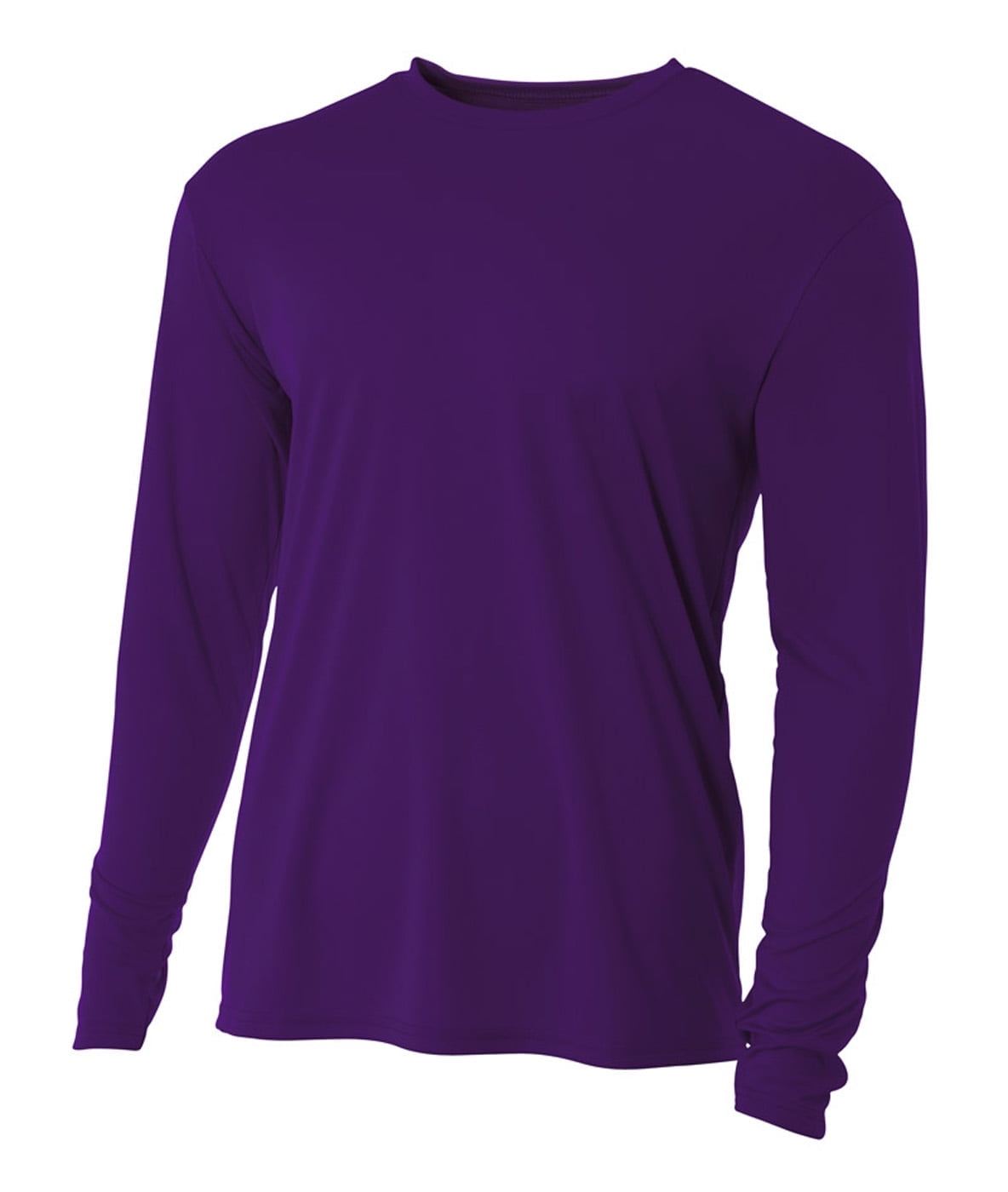 A4 Men's Youth Long Sleeve Cooling Performance Crew Shirt - Walmart.com
