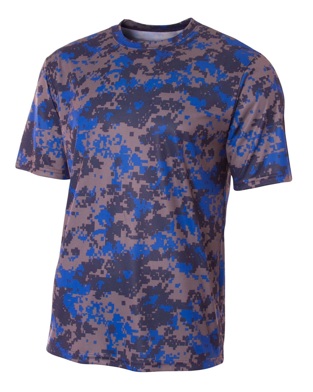 A4 Mens Camo Performance Tee Medium Royal - Walmart.com