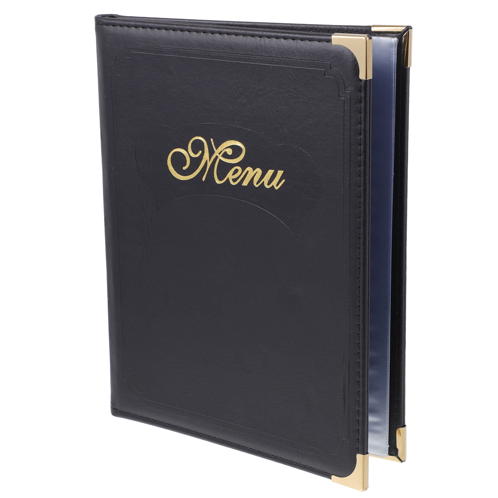 NICERIO 1Pc Practical Black Menu Holder Book for Restaurant and Bar Use ...