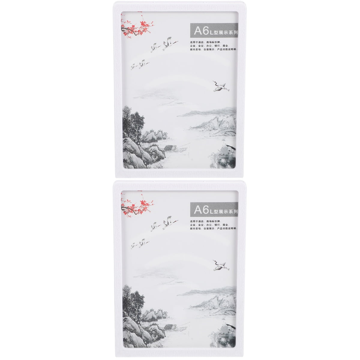 A4 Menu Display Board Multifunction Stand Shelves Slanted Rack for ...