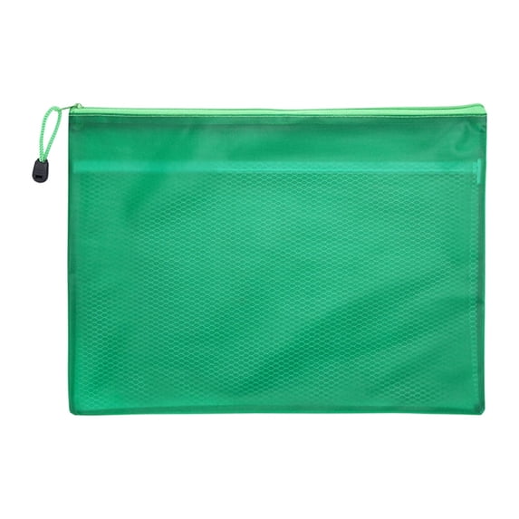 A4 Mesh File Bag Transparent Zipper Document Pouch Waterproof ...