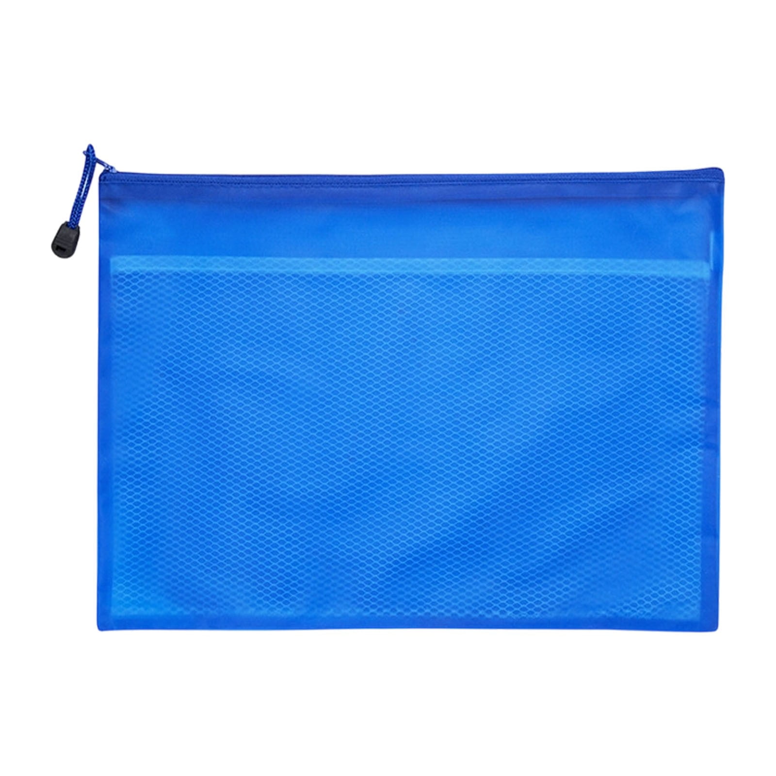 A4 Mesh File Bag Transparent Zipper Document Pouch Waterproof ...