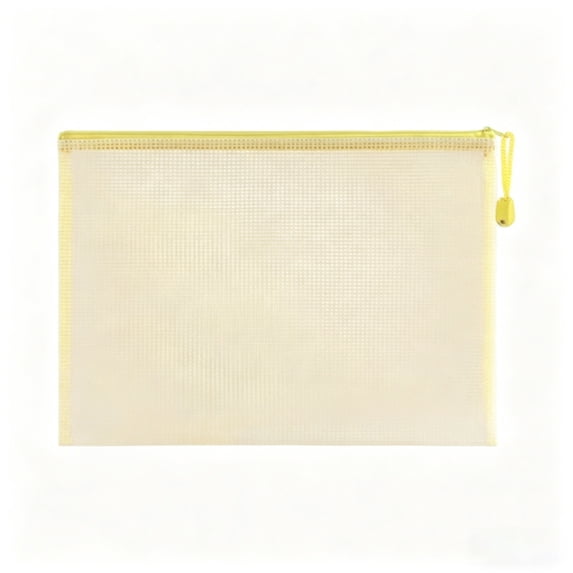 A4 Mesh Zipper Pouch Bag, Mesh Bag with Zipper, Waterproof Clear ...