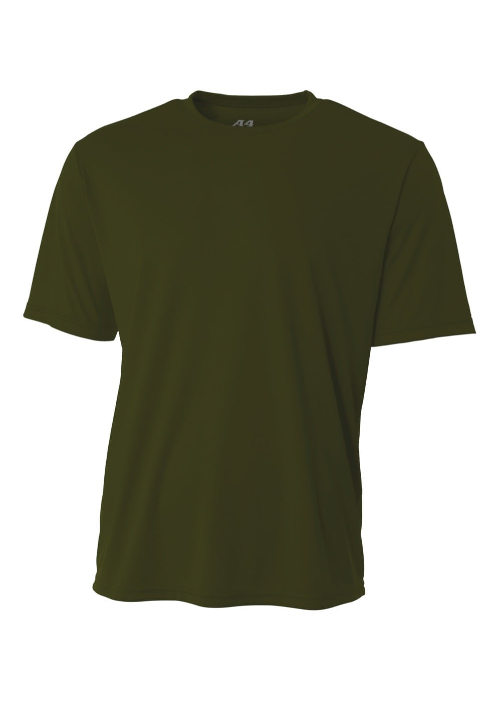 A4 N3142 Mens Cooling Performance Crew - Military-Green - L - Walmart.com