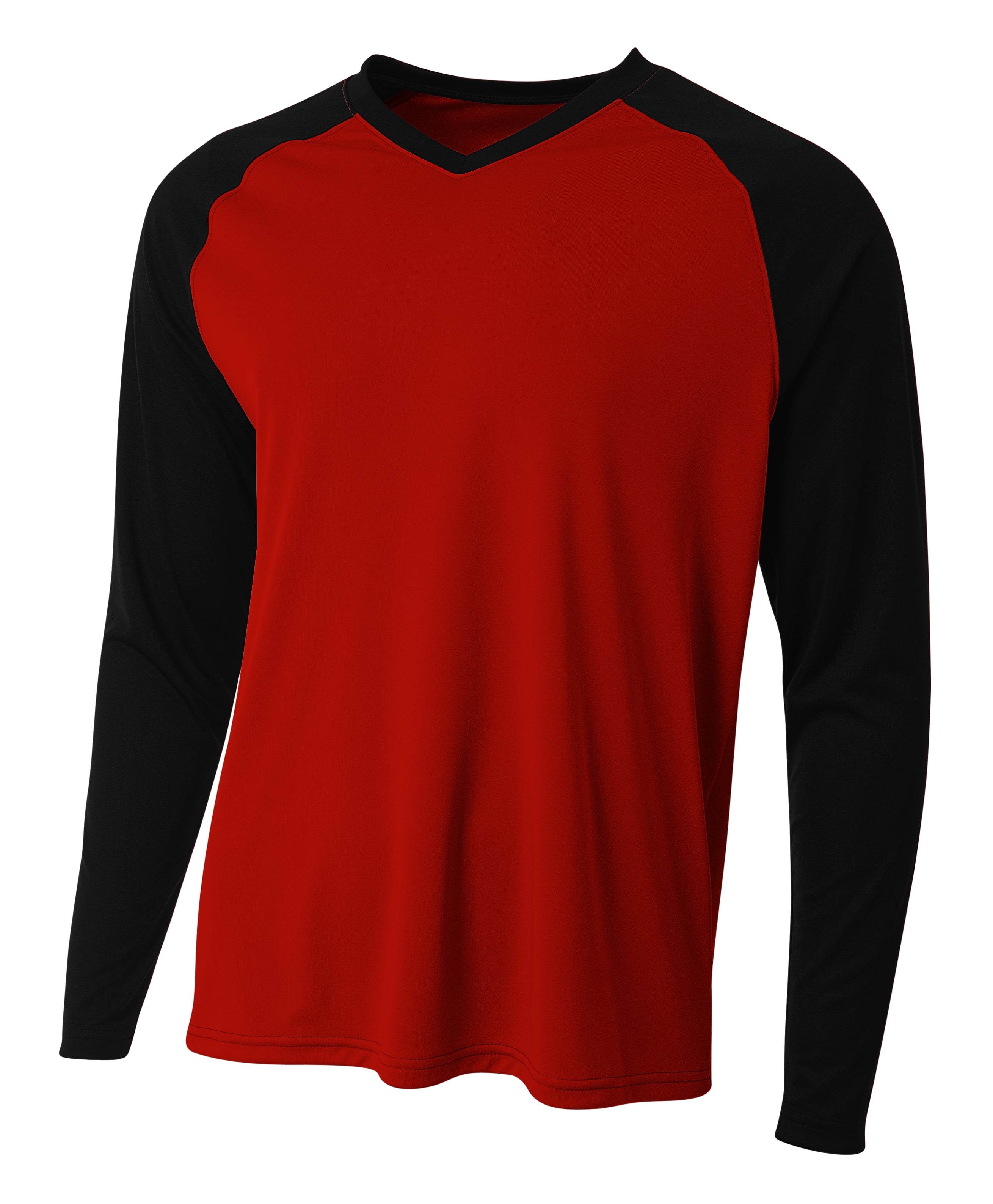 A4 N3374 Mens Long Sleeve Strike Raglan T Shirt - Walmart.com