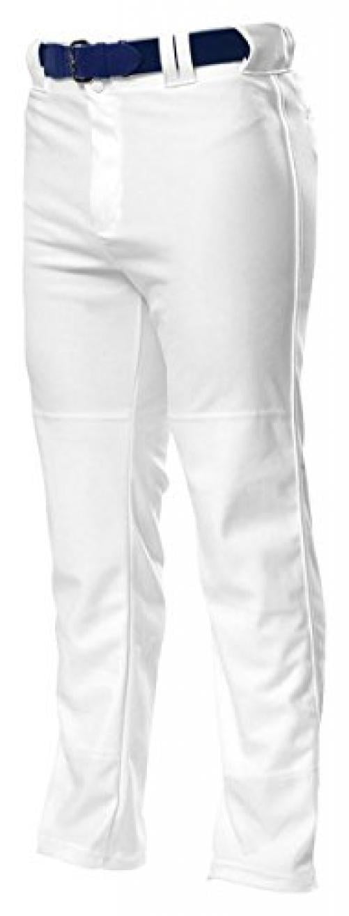 A4 N6162 Adult Pro Style Open Bottom Baggy Cut Baseball Pant - White ...