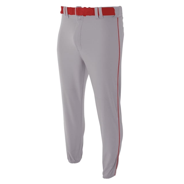 A4 N6178 Pro Style Elastic Bottom Baseball Pants - Walmart Business ...