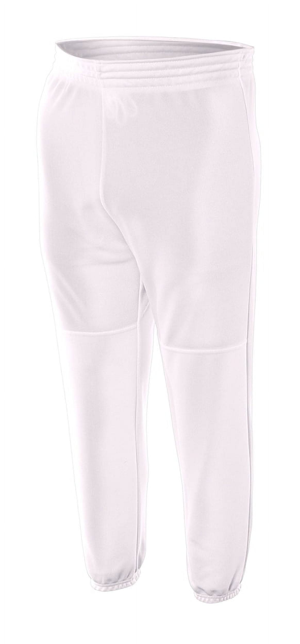 A4 NB6120 Youth Elastic Waist Doubleknit Polyester Baseball Pant ...